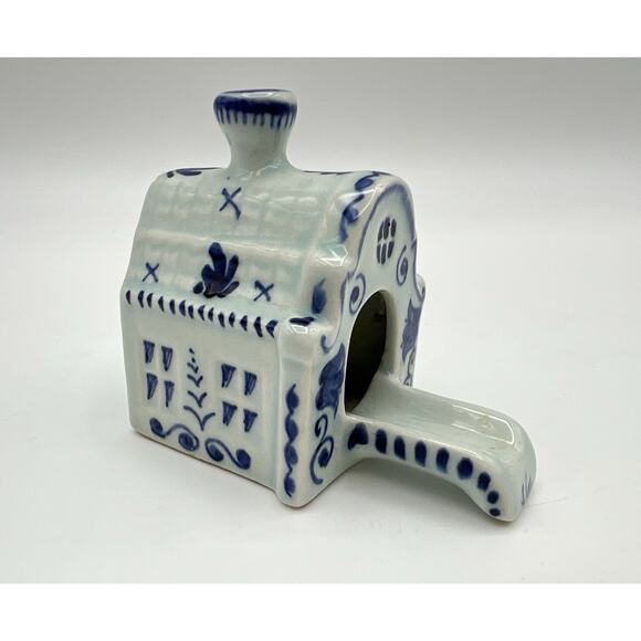 Delft | Accents | Delft Blue Mini Ceramic House Cottage Ashtray 225 ...